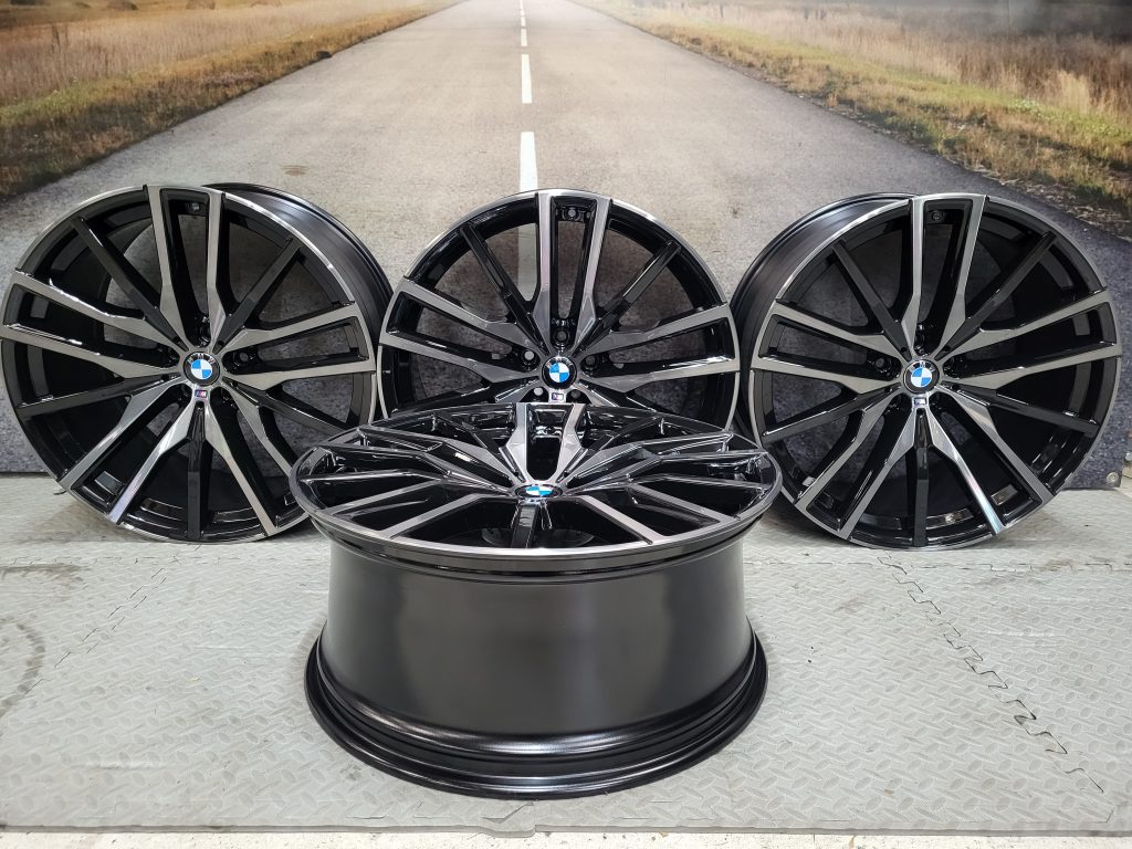 REFURBISHED GENUINE BMW X5 X6 742M 22” ALLOYS WHEELS SET G05 G06 G07 ...