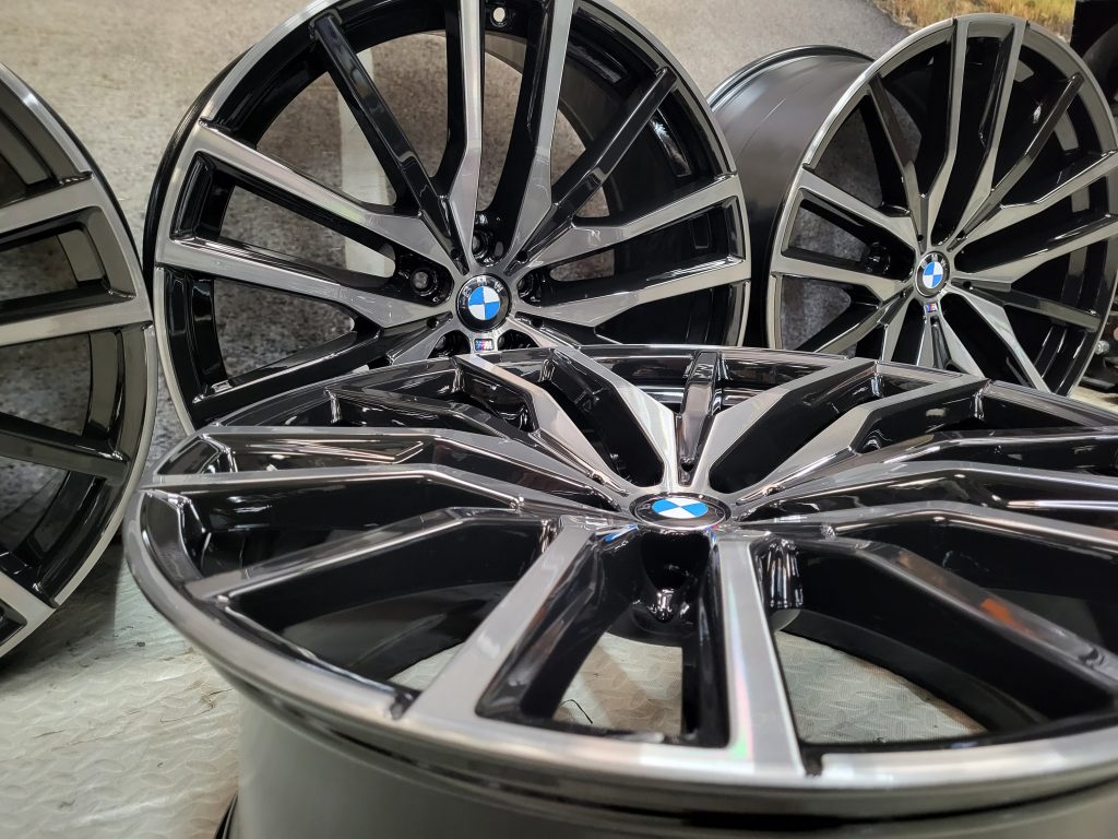 REFURBISHED GENUINE BMW X5 X6 742M 22” ALLOYS WHEELS SET G05 G06 G07 ...