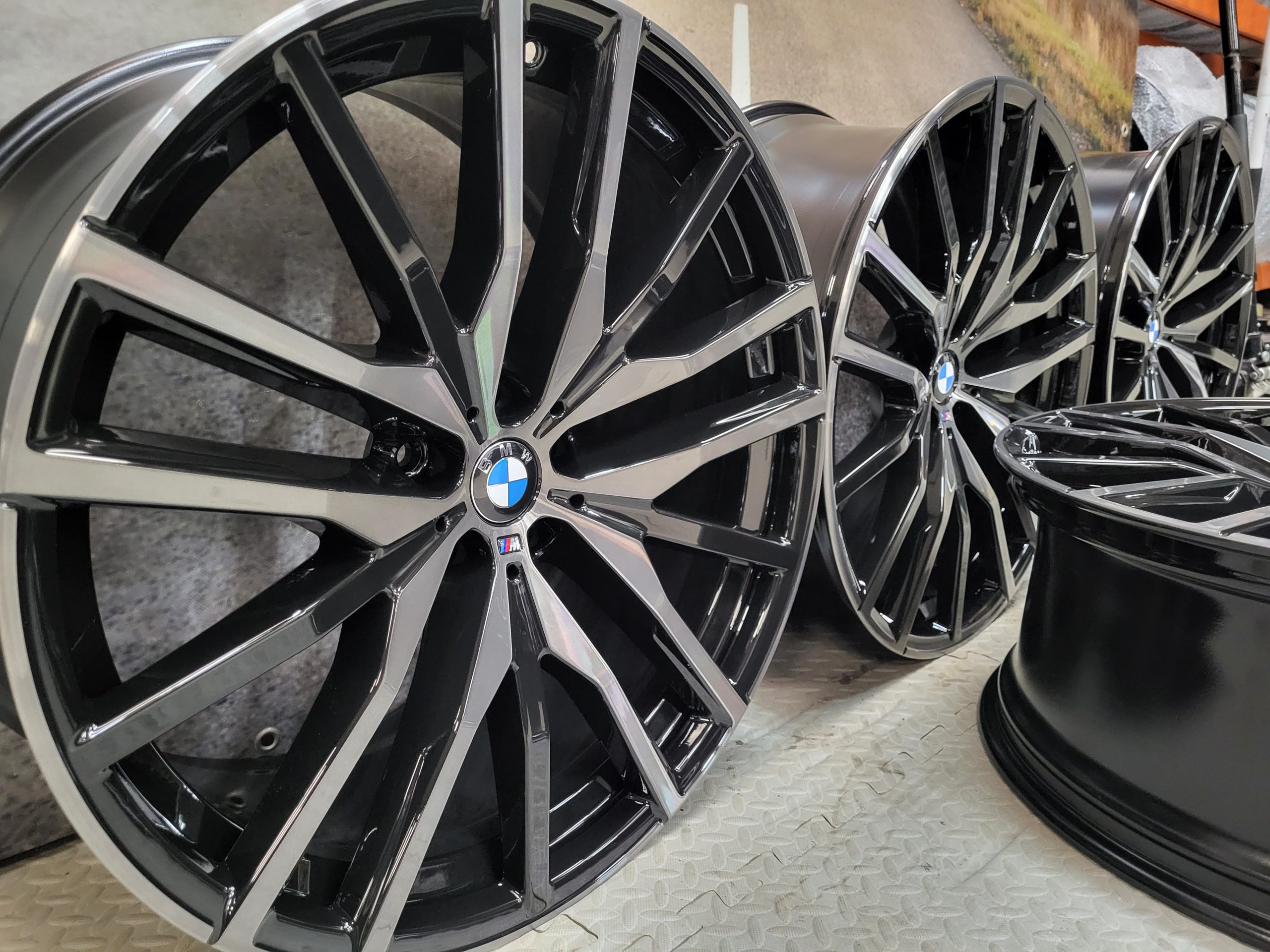 REFURBISHED GENUINE BMW X5 X6 742M 22” ALLOYS WHEELS SET G05 G06 G07 ...