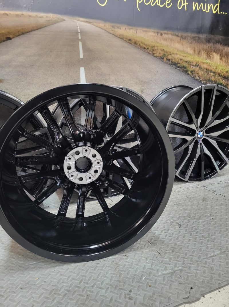 REFURBISHED GENUINE BMW X5 X6 742M 22” ALLOYS WHEELS SET G05 G06 G07 ...
